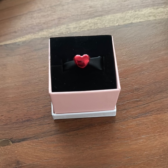 Pandora | Jewelry | Red Heart Pandora Charm | Poshmark
